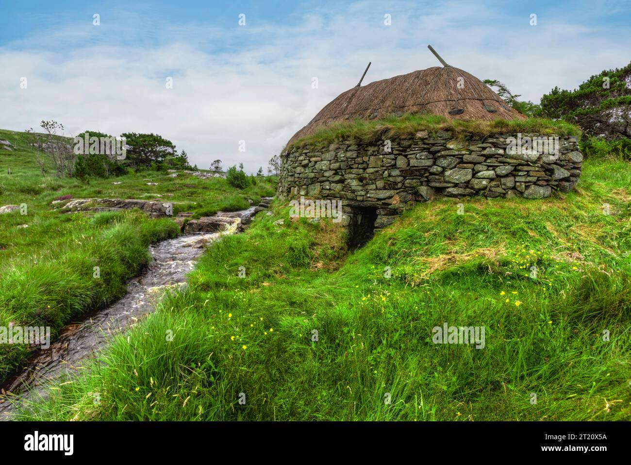 The Norse Mill and Kiln are a pair of reconstructed buildings that were ...