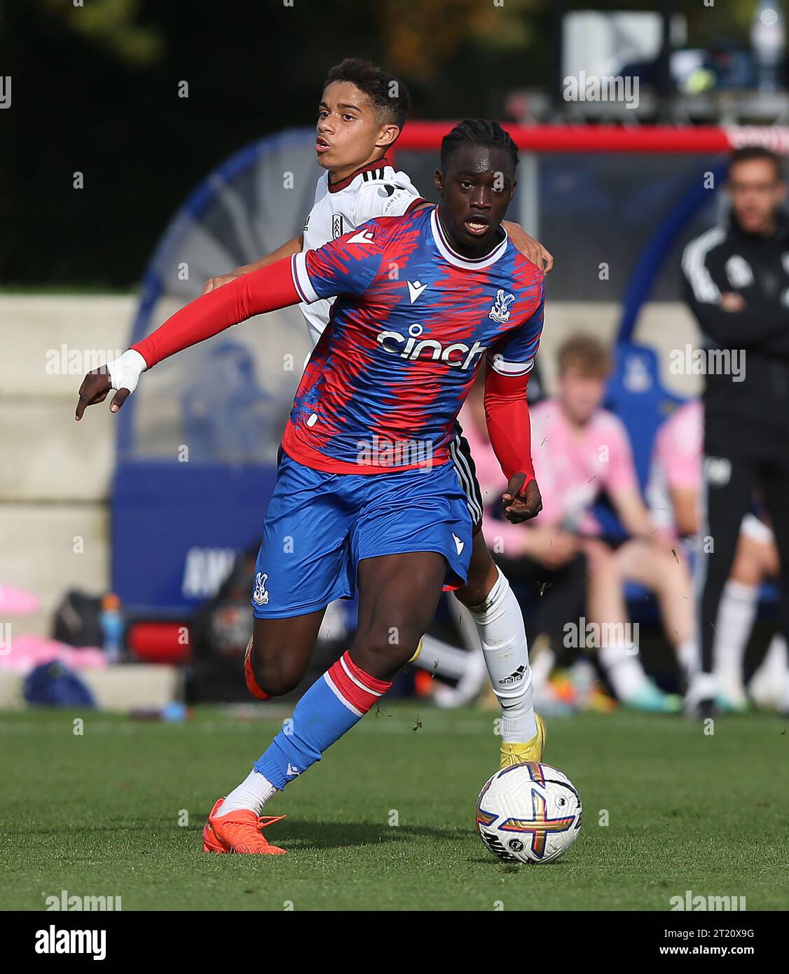 Hindolo Mustapha of Crystal Palace U18. - Crystal Palace U18 v Fulham ...