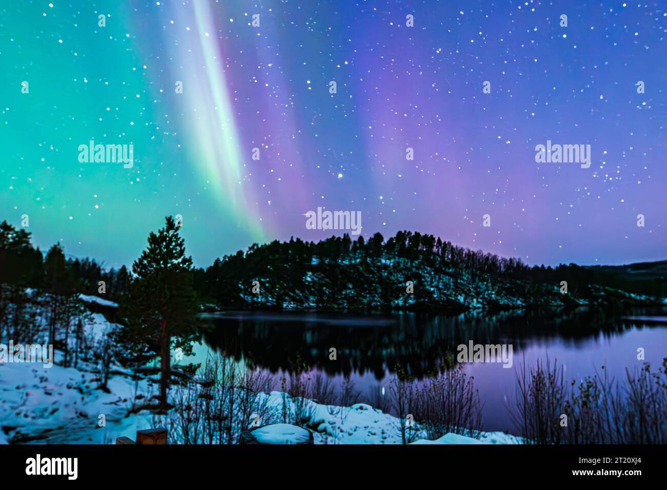 Epic Northern Lights Stock Photo - Alamy