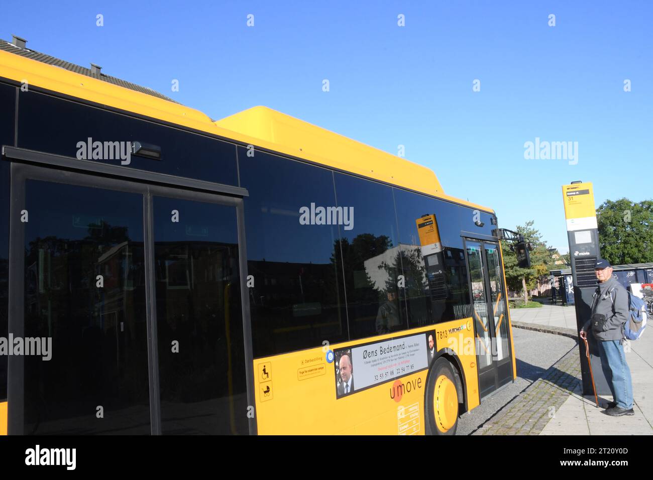 Copenhagen, Denmark /16 October. 2023/Whole new brad bus and route 31 ...