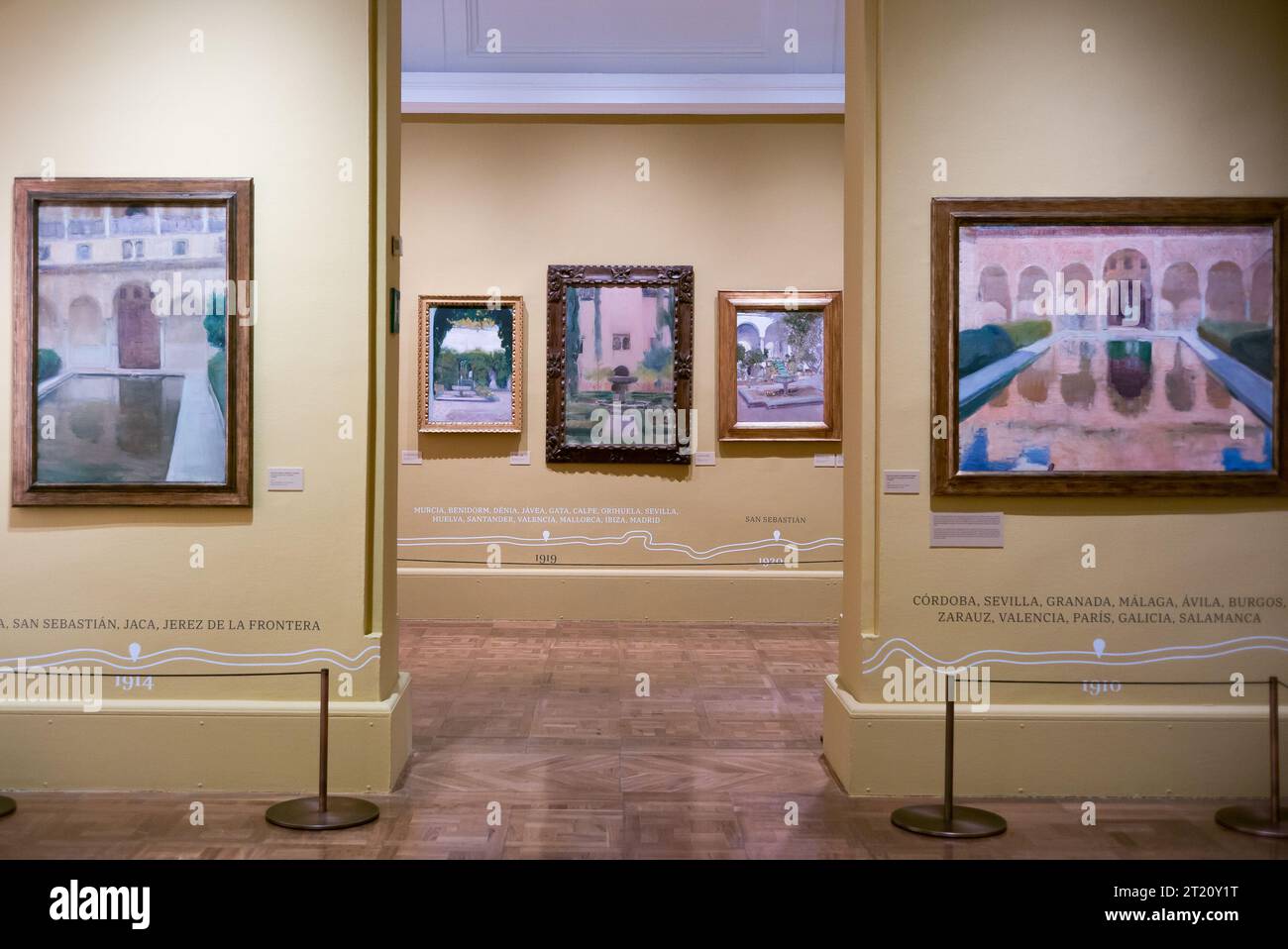 view of the exhibition of "Sorolla, traveling to paint. Another vision ...