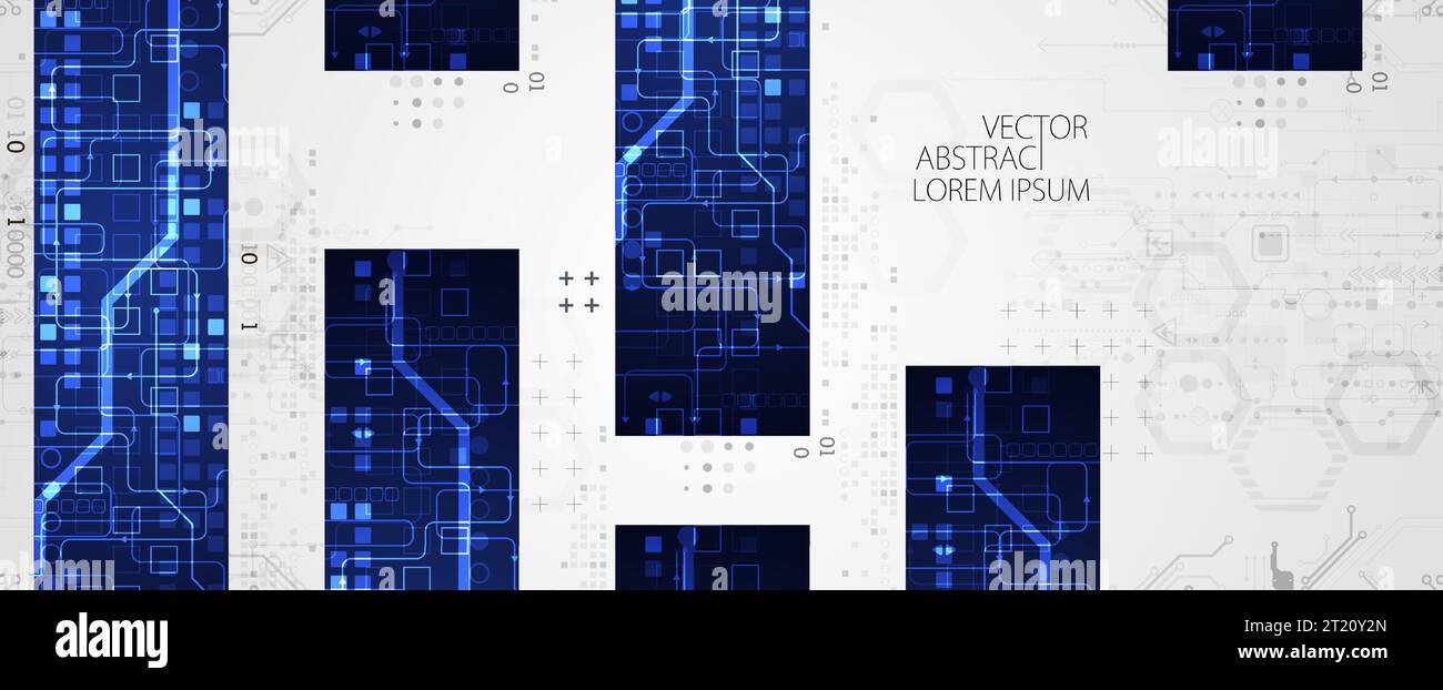 Abstract vertical technology background. Communication concept ...