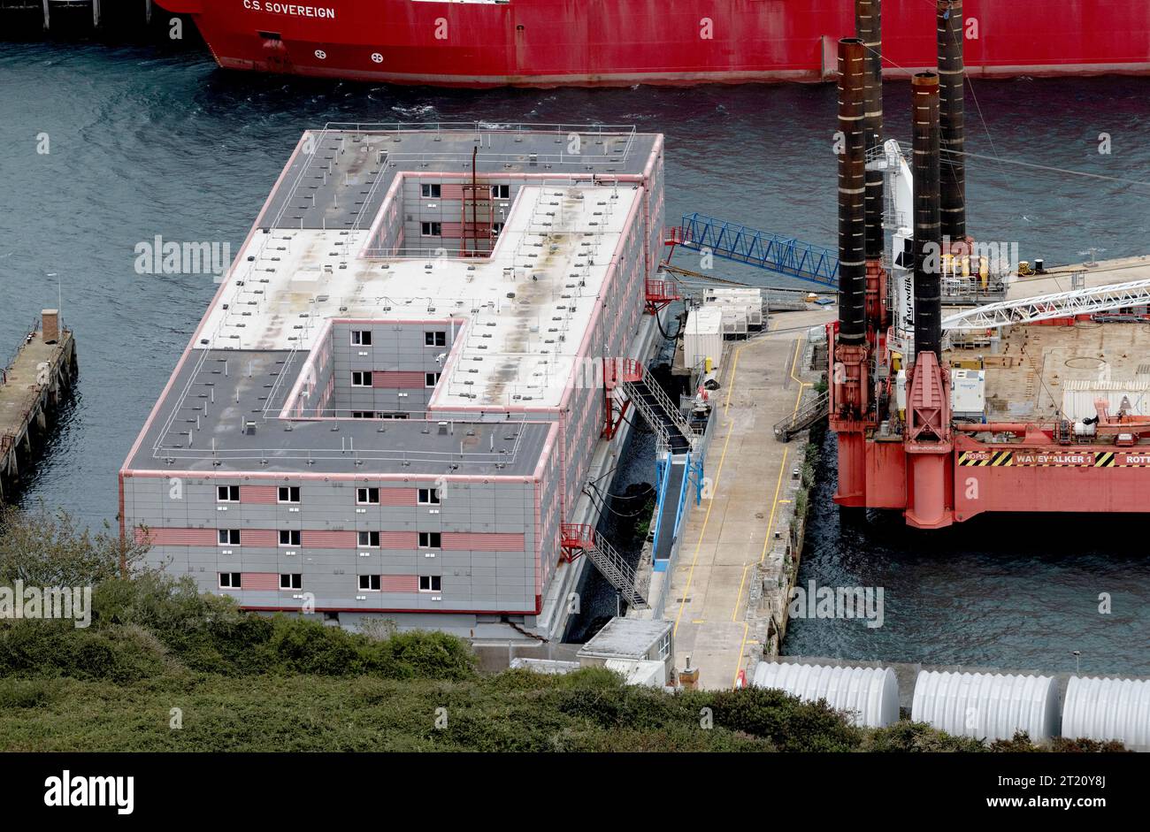 Asylum seeker barge hi-res stock photography and images - Alamy
