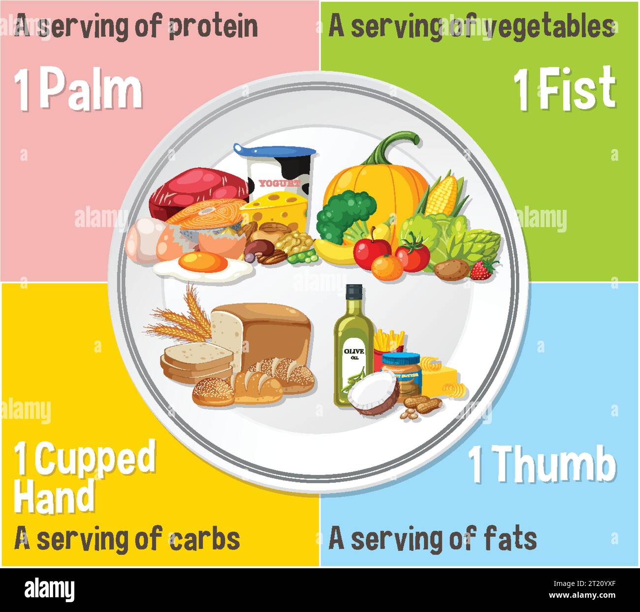 Visual food guide Stock Vector Images - Alamy