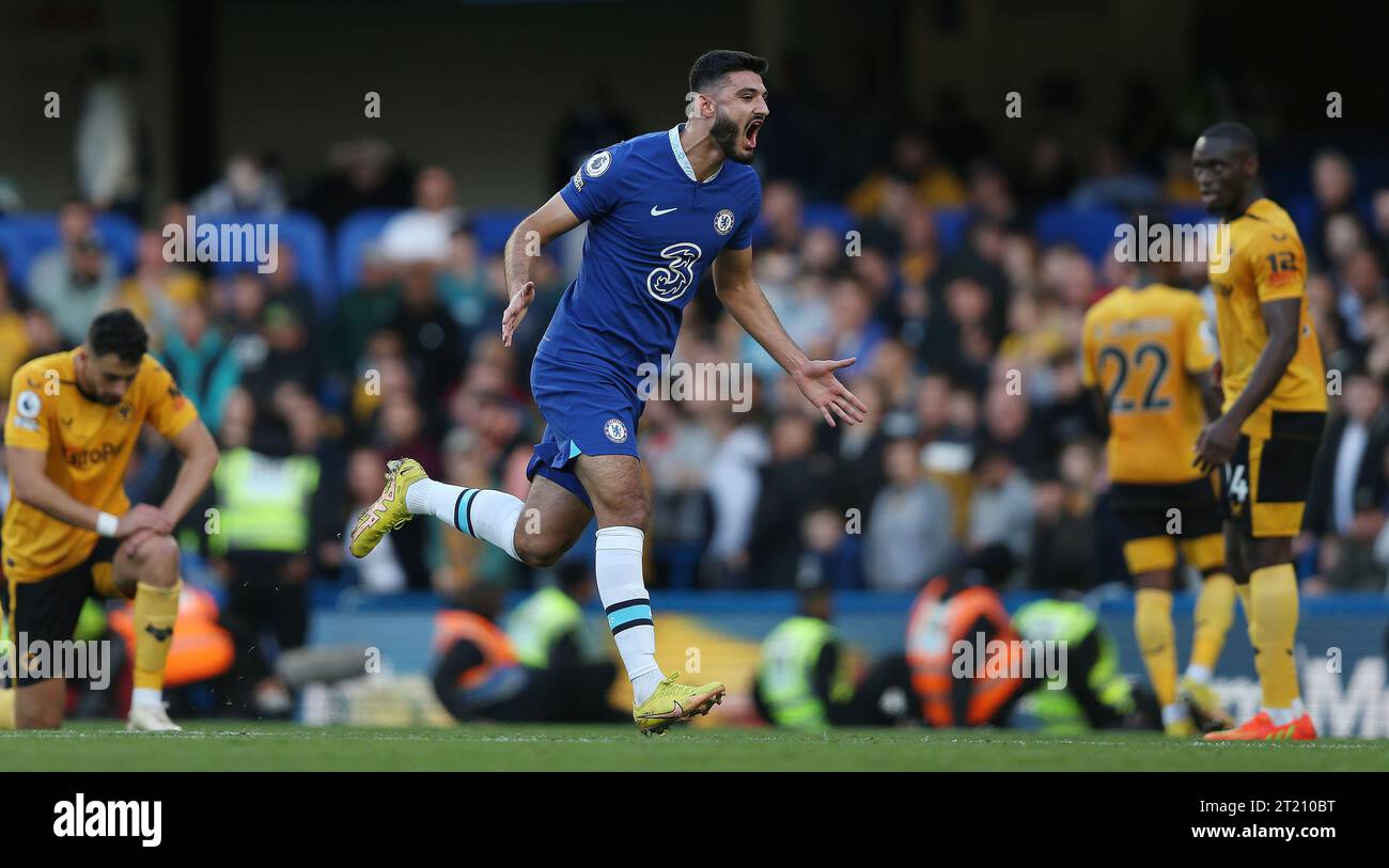 GOAL 3-0, Armando Broja of Chelsea goal celebration. - Chelsea v ...