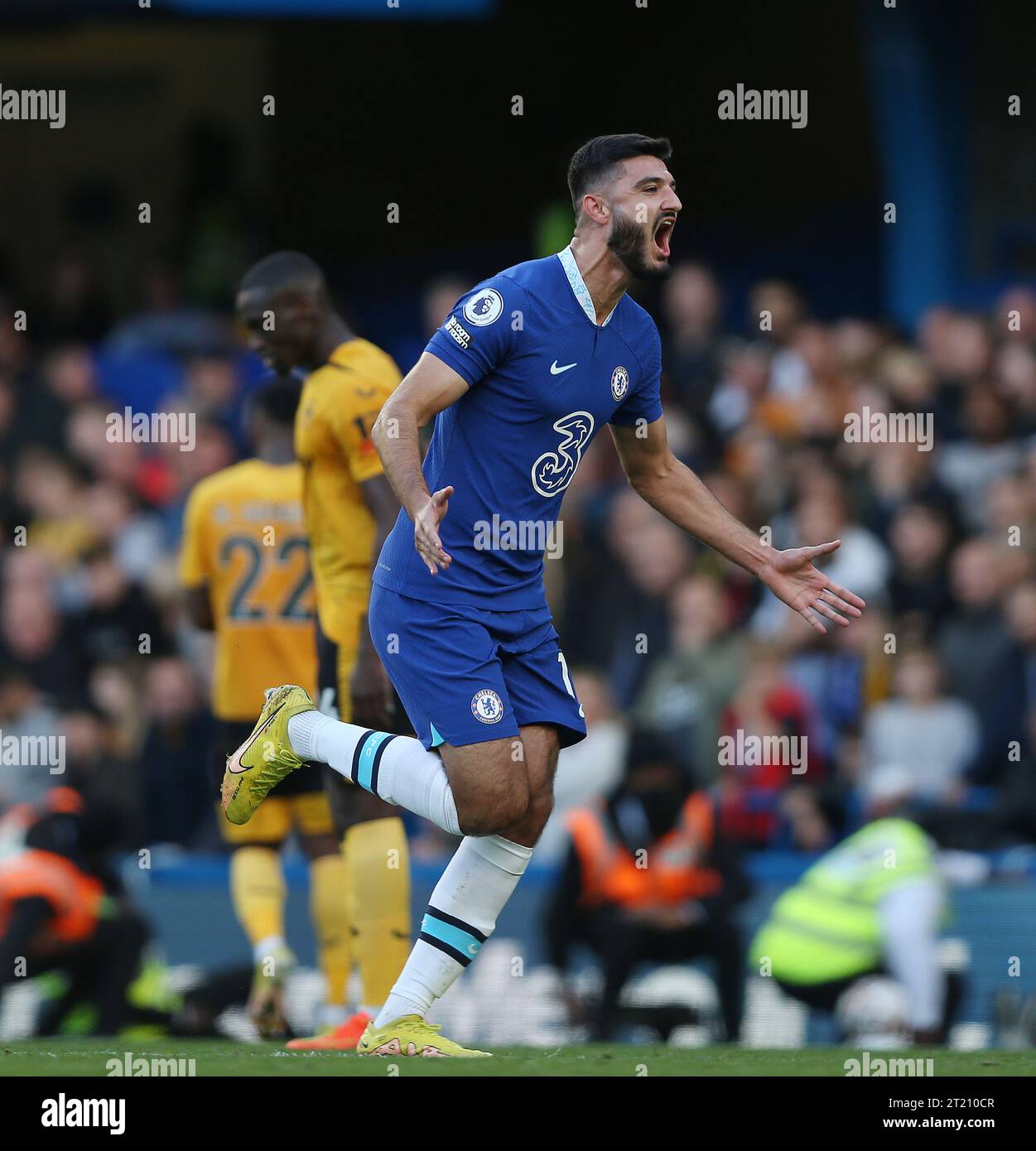 GOAL 3-0, Armando Broja of Chelsea goal celebration. - Chelsea v ...