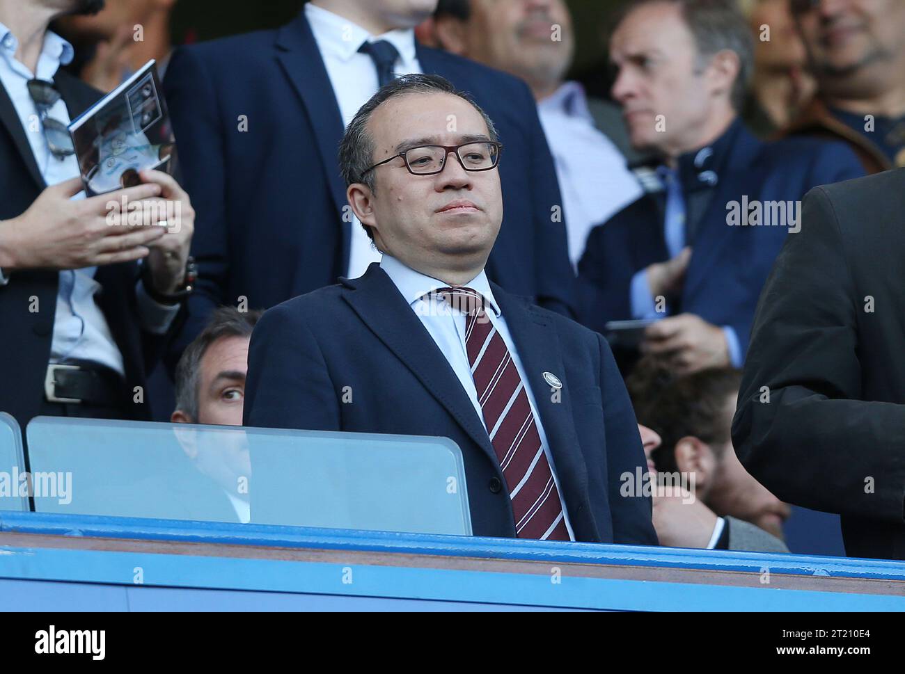 Jeff Shi chairman of Wolverhampton Wanderers. - Chelsea v Wolverhampton ...