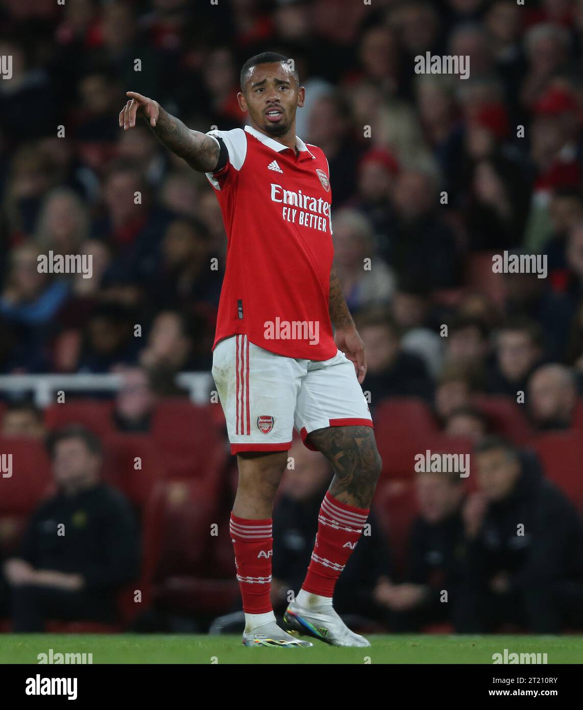 Gabriel Jesus of Arsenal. - Arsenal v Bodo Glimt, UEFA Europa League ...