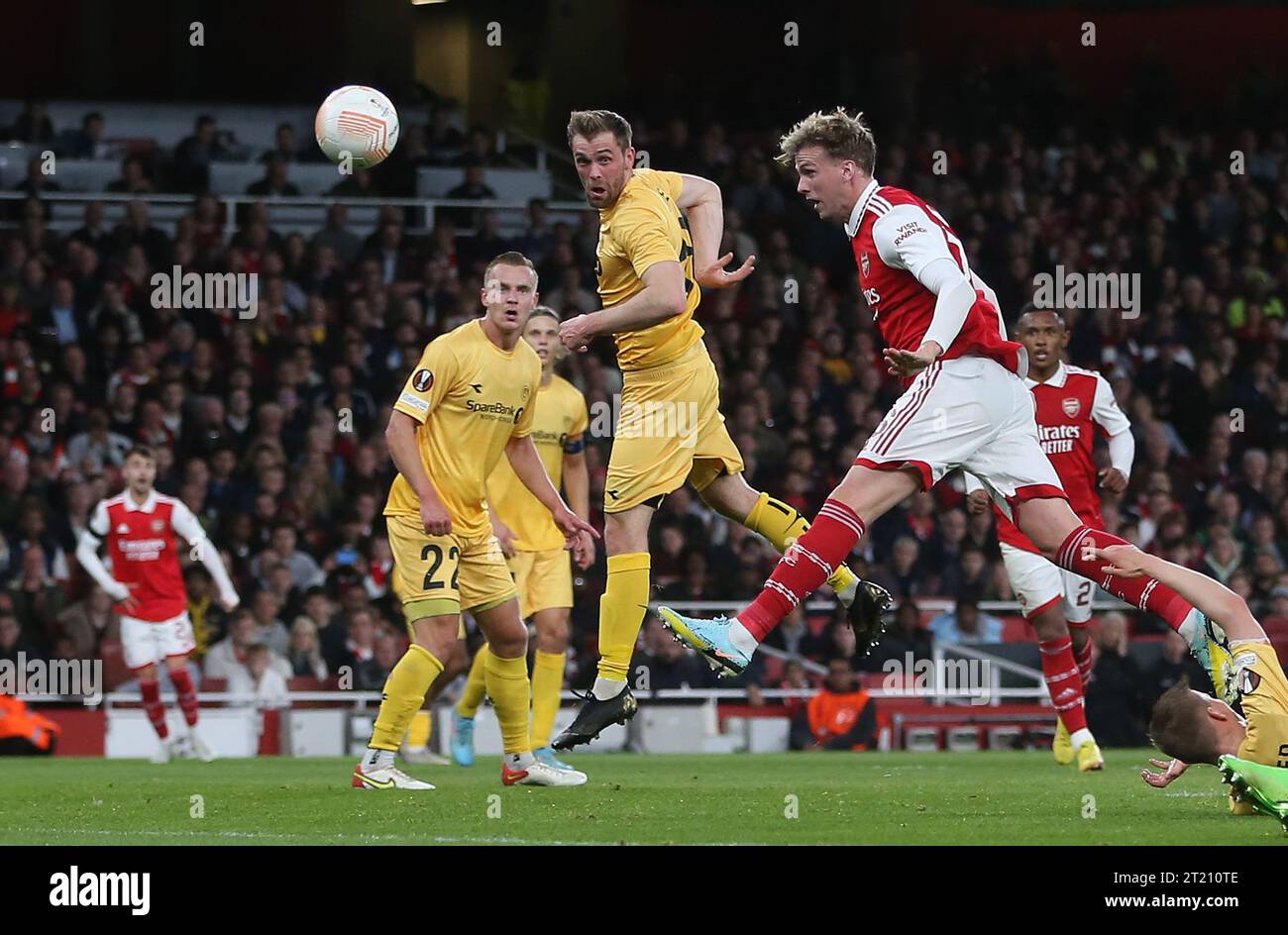 GOAL 2-0, Rob Holding of Arsenal scores. - Arsenal v Bodo Glimt, UEFA ...