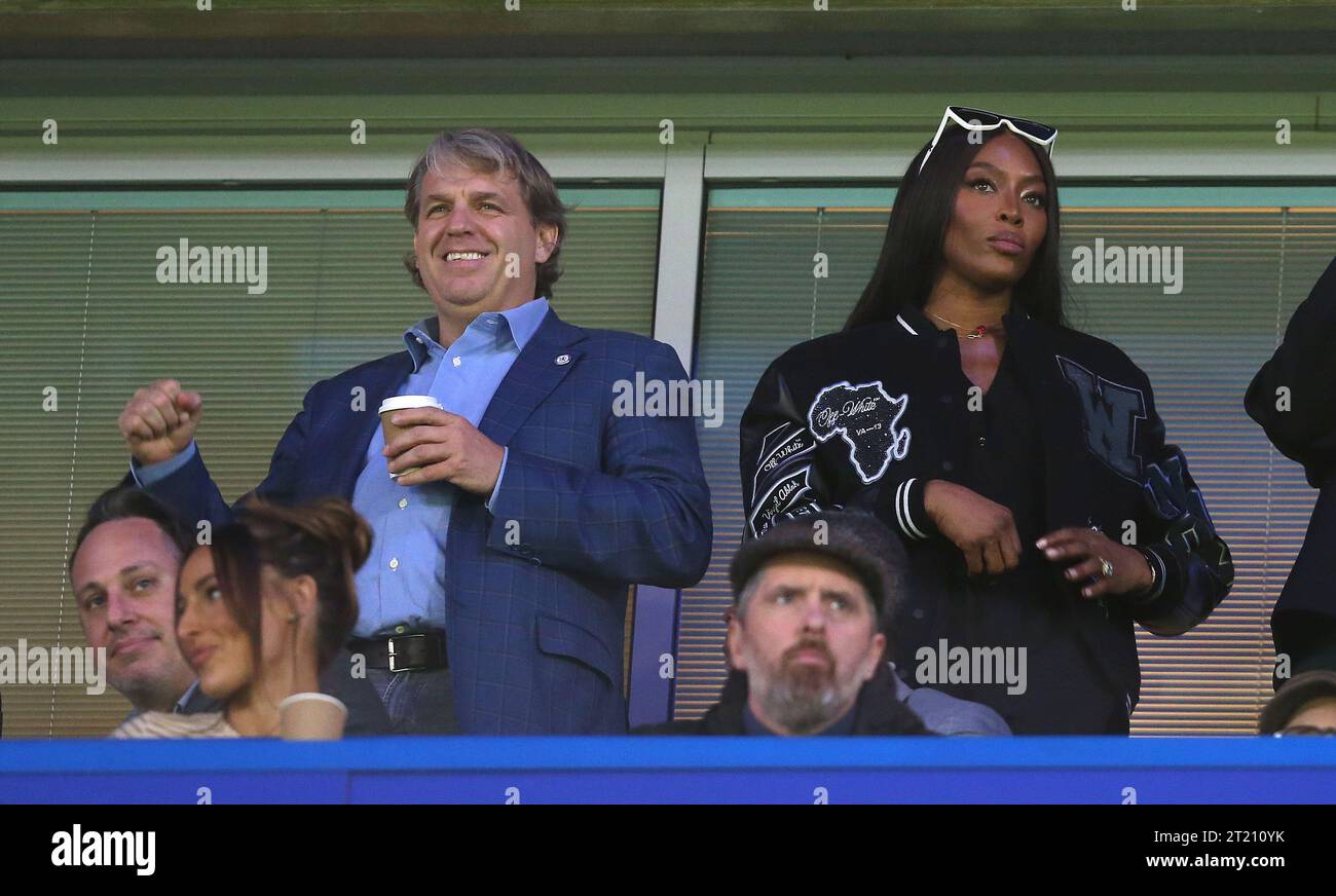 Supermodel Naomi Campbell & Todd Boehly Owner Of Chelsea. - Chelsea v ...