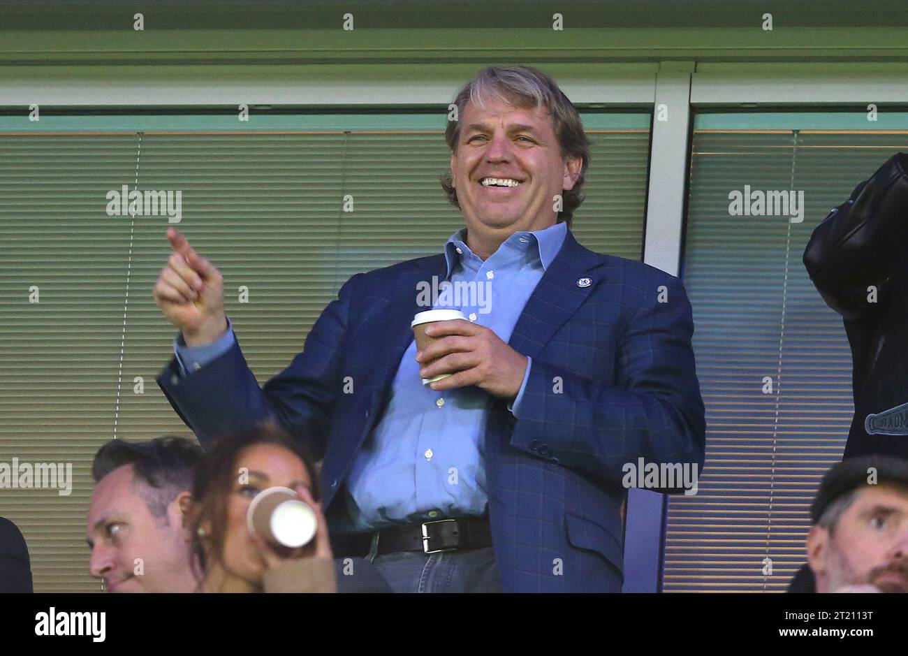 Todd Boehly Owner Of Chelsea celebrates. - Chelsea v AC Milan, UEFA ...