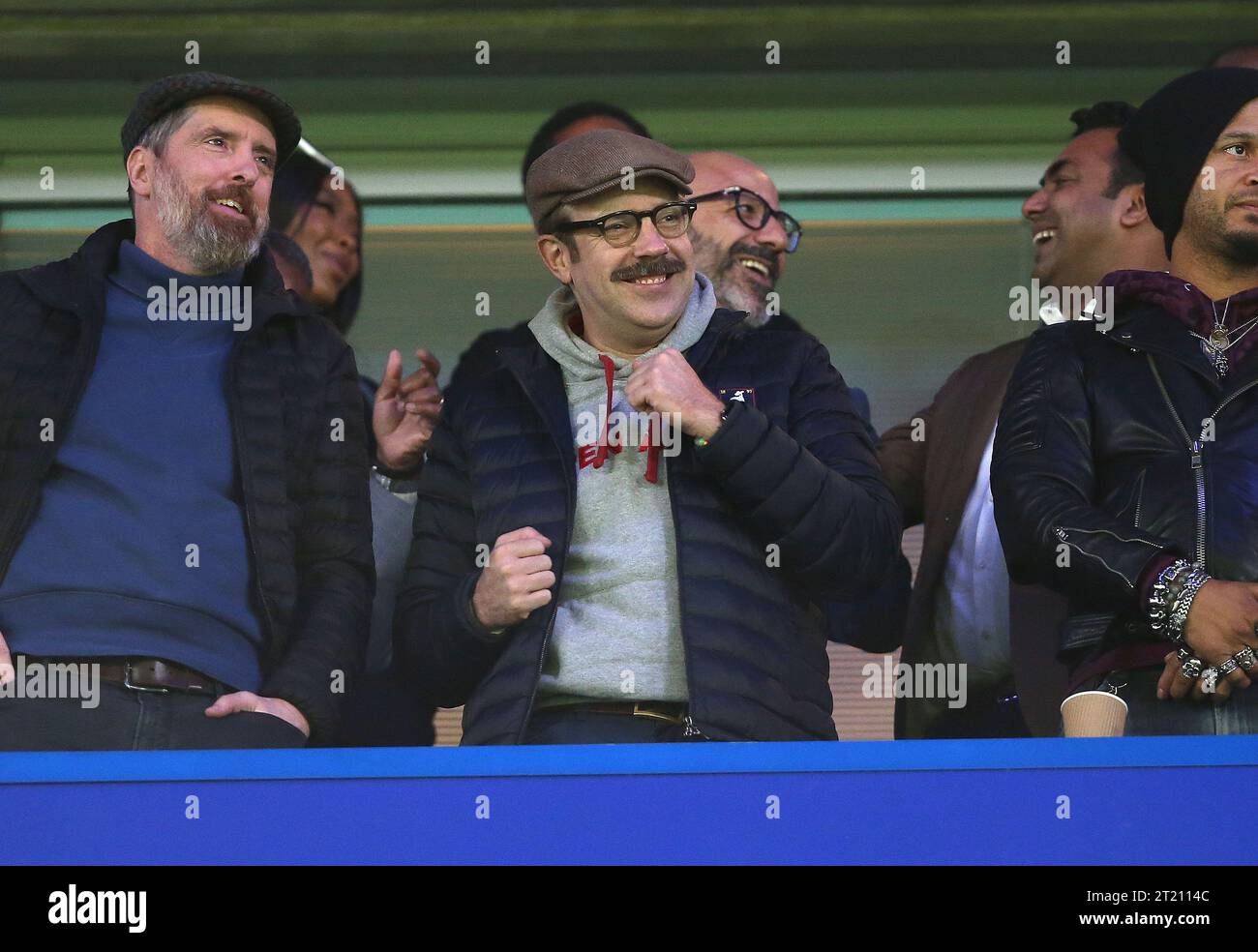 Ted Lasso Actor Jason Sudeikis watch on from Todd Boehly Owner Of ...