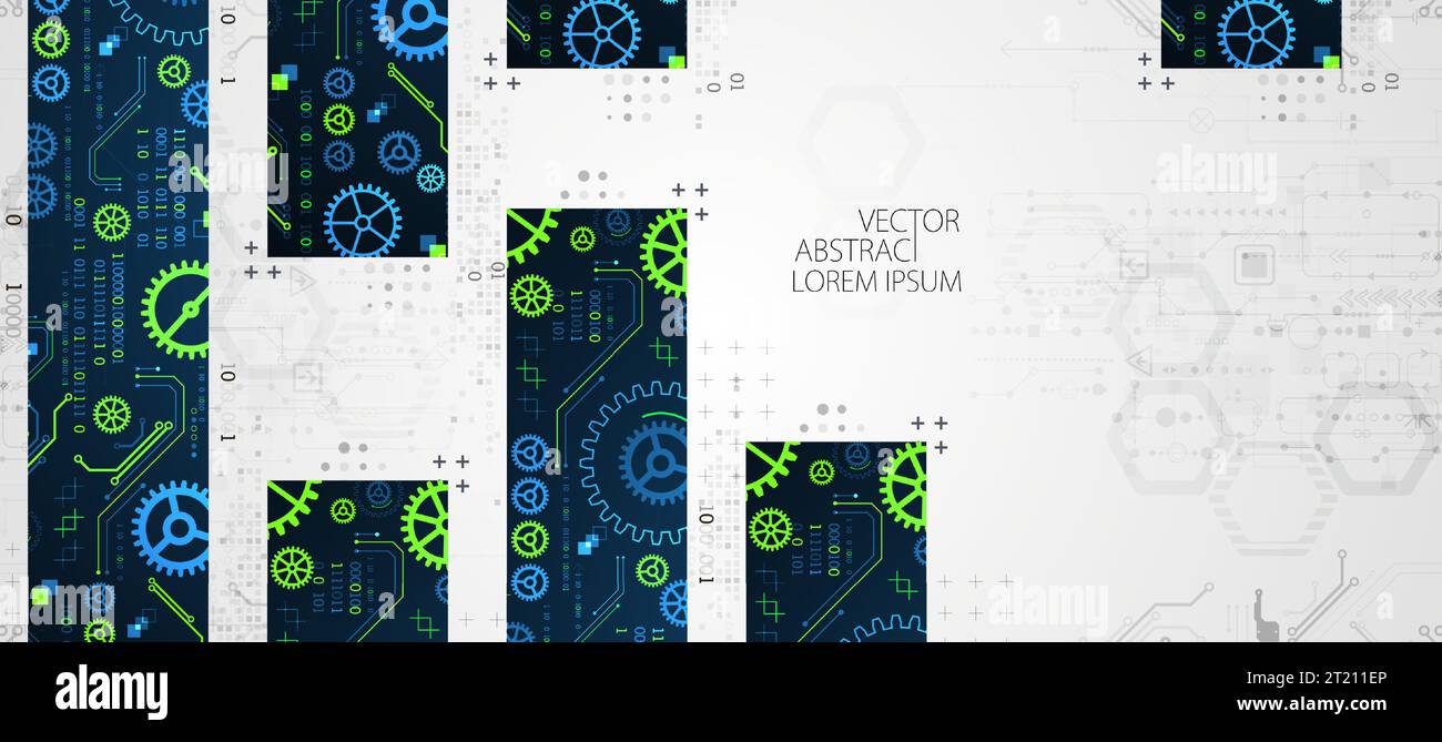 Abstract vertical technology background. Communication concept ...