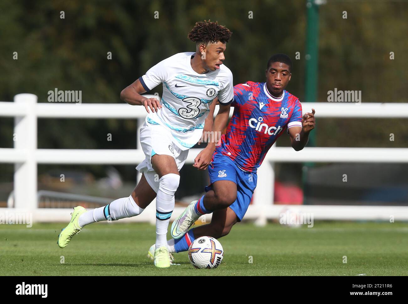 Zain Silcott Duberry of Chelsea U18. - Crystal Palace U18 v Chelsea U18 ...