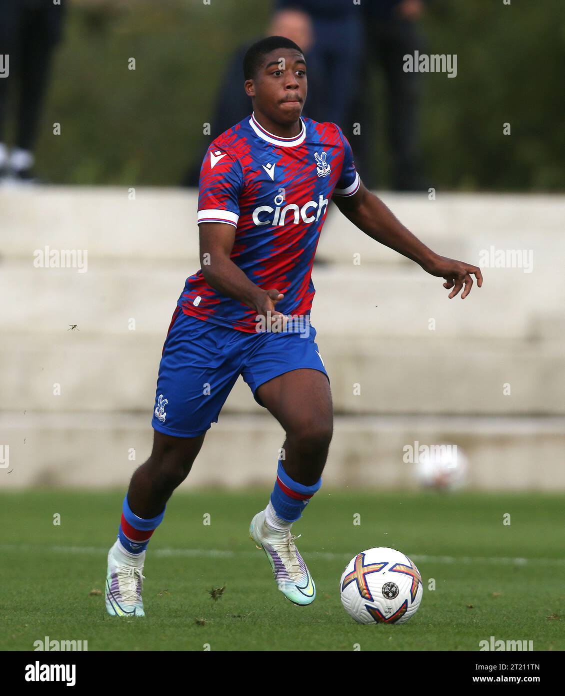 Caleb Kporha of Crystal Palace U18. - Crystal Palace U18 v Chelsea U18 ...