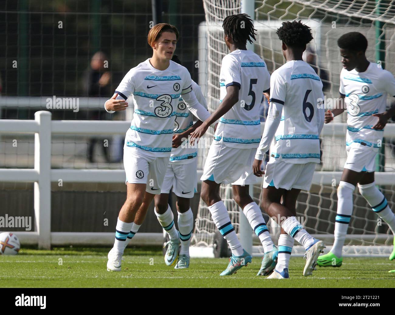 GOAL, Leo Castledine of Chelsea U18 goal celebration. - Crystal Palace U18 v Chelsea U18, U18 ...
