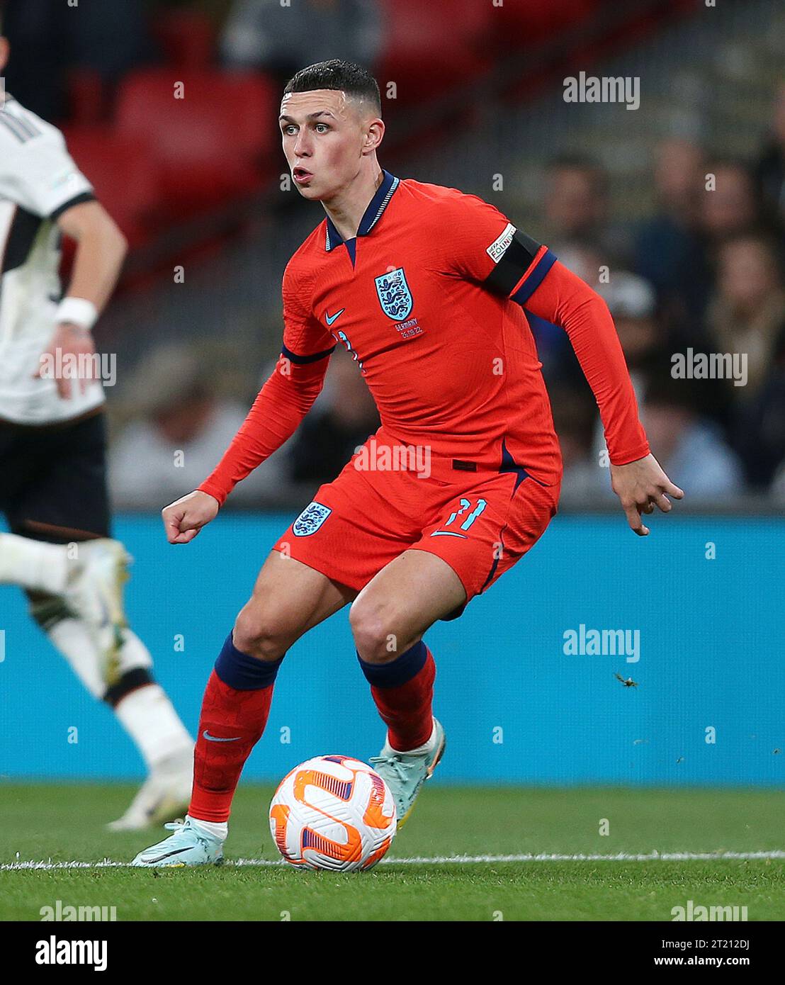 Phil Foden of England. - England v Germany, UEFA Nations League, Group ...