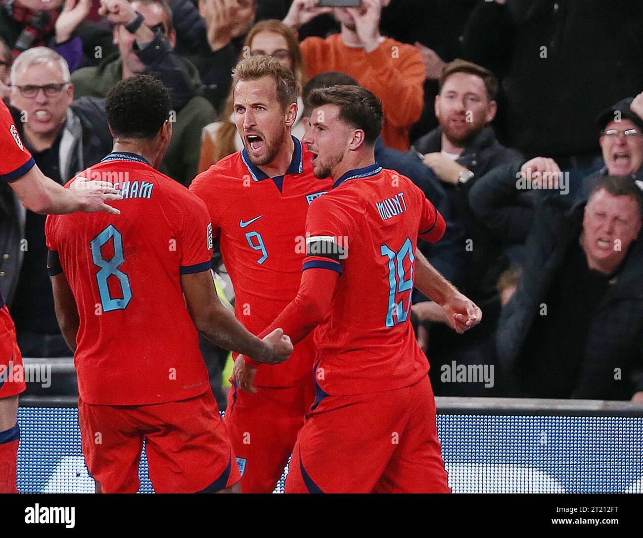GOAL 3-2, Harry Kane of England goal celebration after scoring a ...