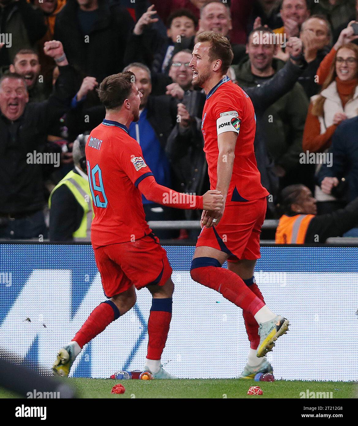 GOAL 3-2, Harry Kane of England goal celebration after scoring a ...
