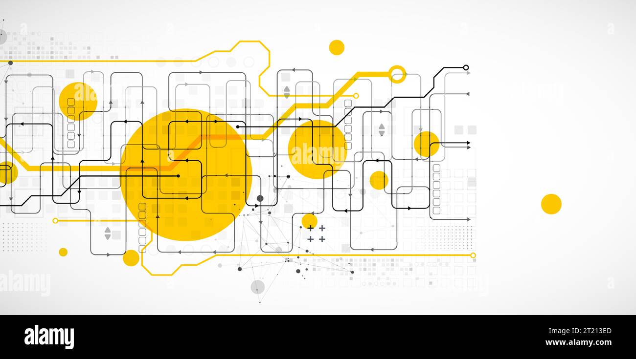 Abstract technology concept. Circuit board, high computer background ...