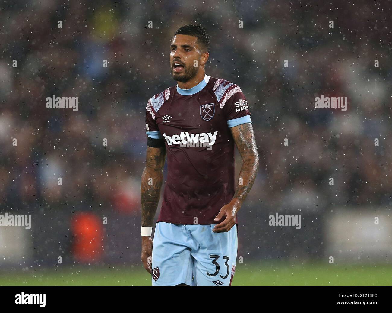 Emerson Palmieri of West Ham United. - West Ham United v FCSB, UEFA Europa Conference League ...