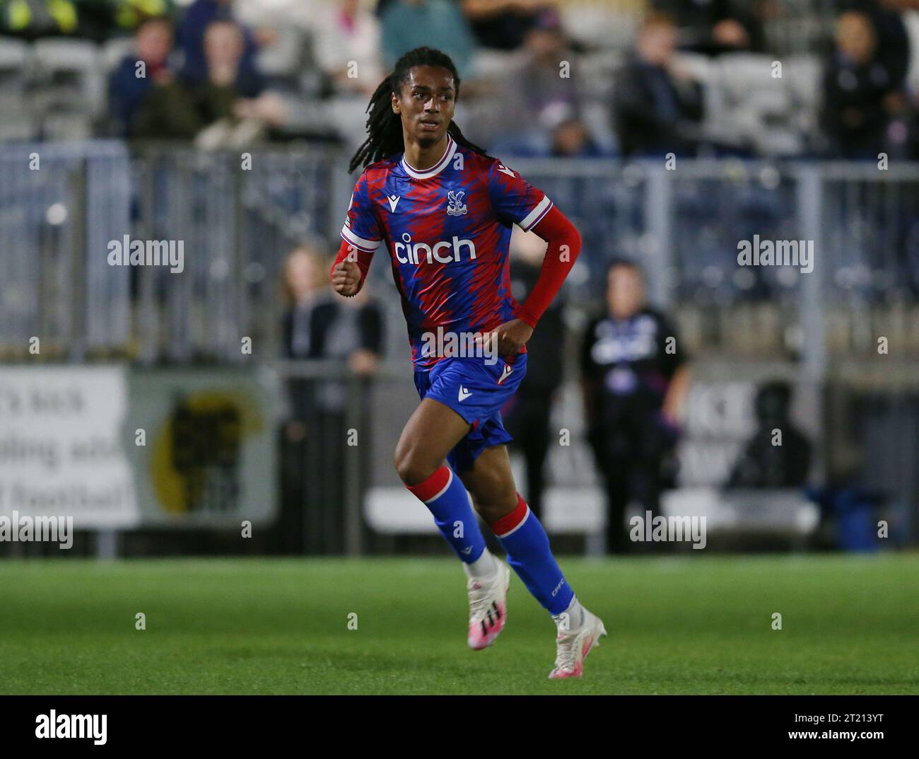 Jadan Raymond of Crystal Palace U21. - Crystal Palace U21 v Hertha ...
