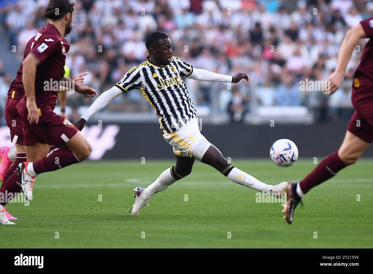 Timothy Weah (Juventus) during the Serie A Football match between ...
