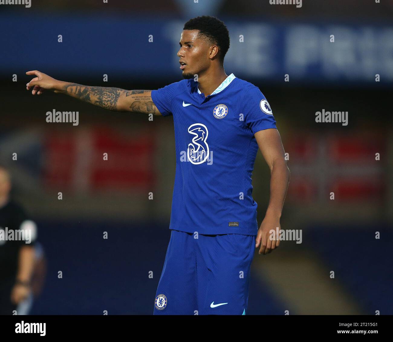 Xavier Mbuyamba of Chelsea U21. - Chelsea U21 v Manchester City U21 ...