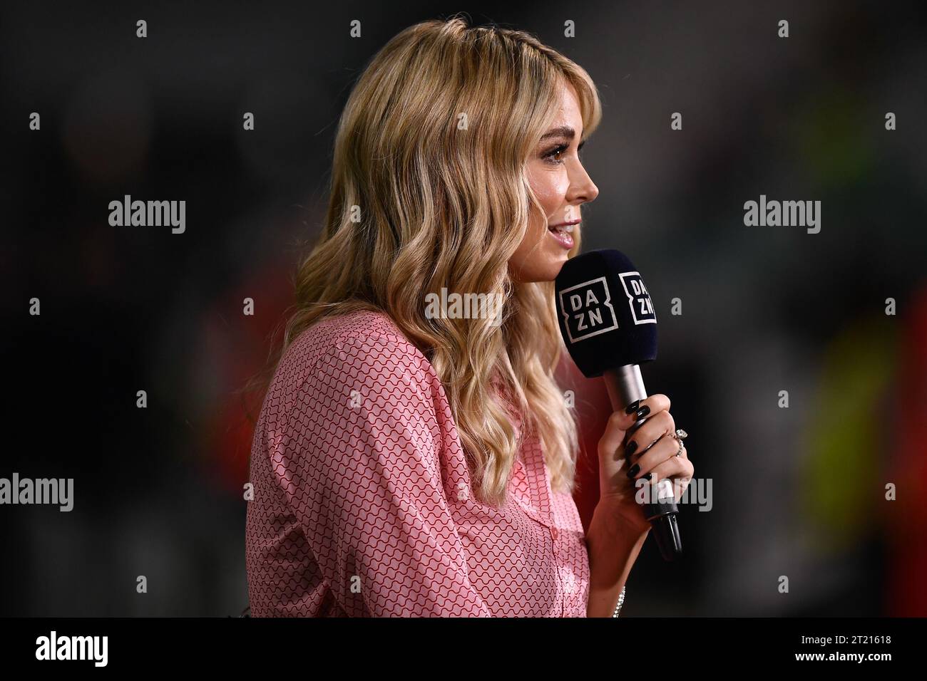 Diletta Leotta during the Serie A Football match between Juventus FC ...