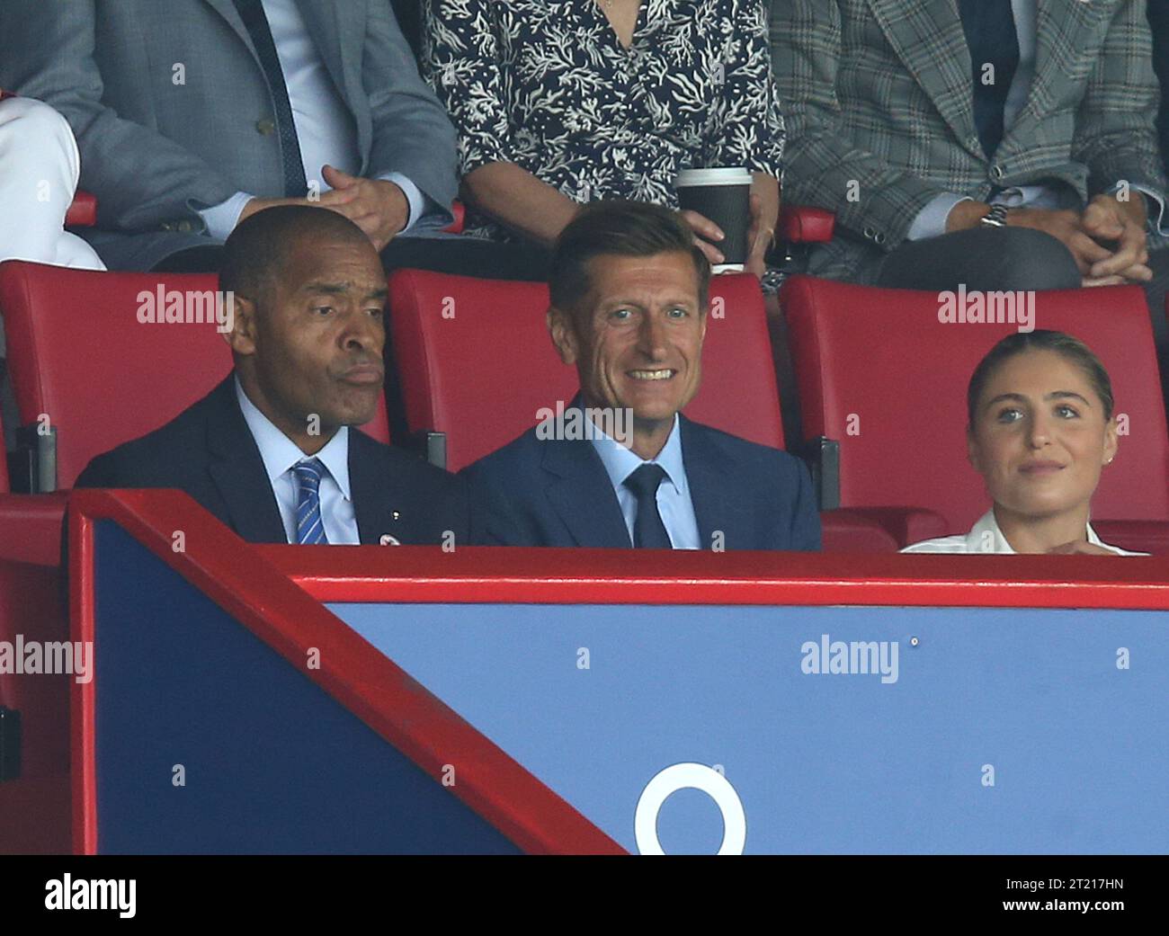 Steve Parish chairman of Crystal Palace. - Crystal Palace v Aston Villa ...