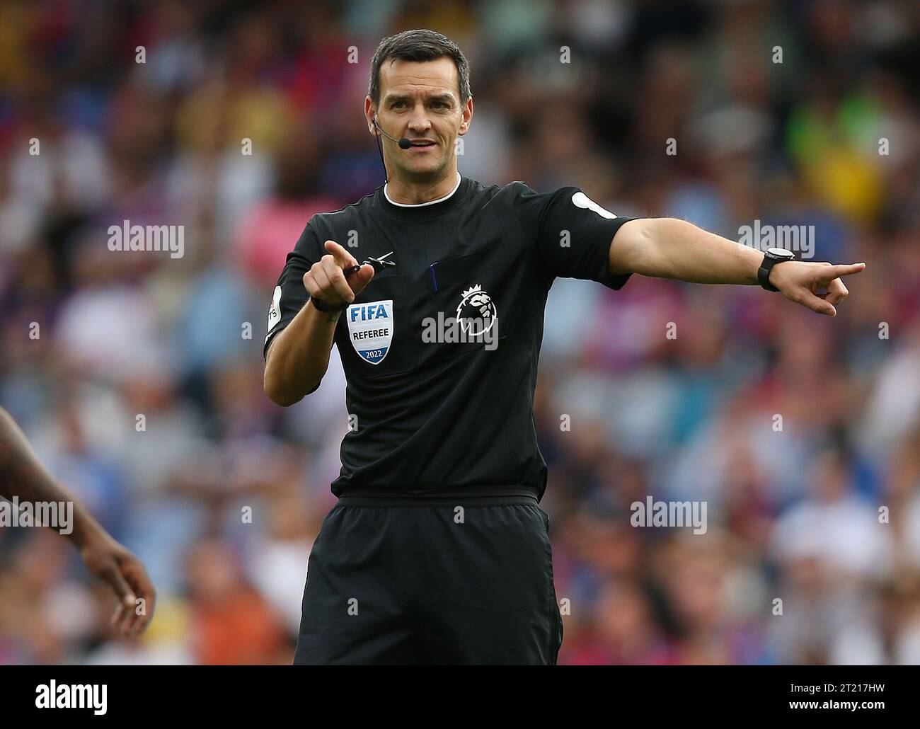 Referee, Andy Madley. - Crystal Palace v Aston Villa, Premier League ...