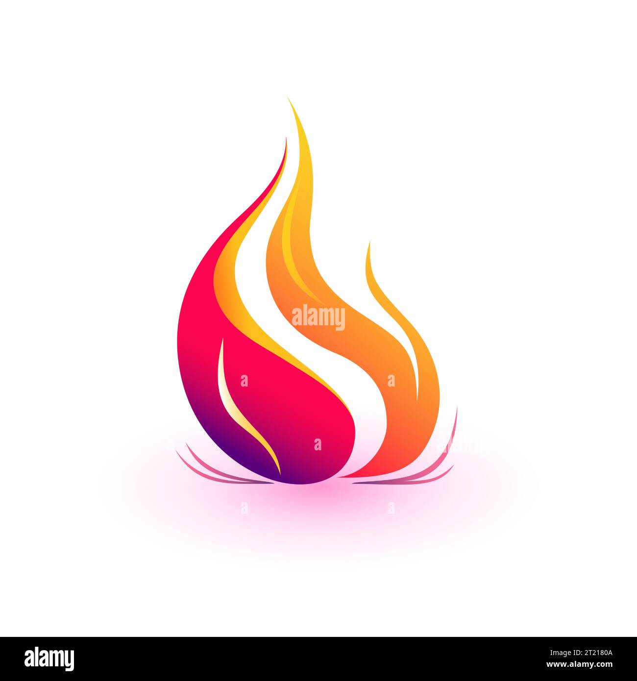 Fire flame logo creative vector hi-res stock photography and images - Alamy