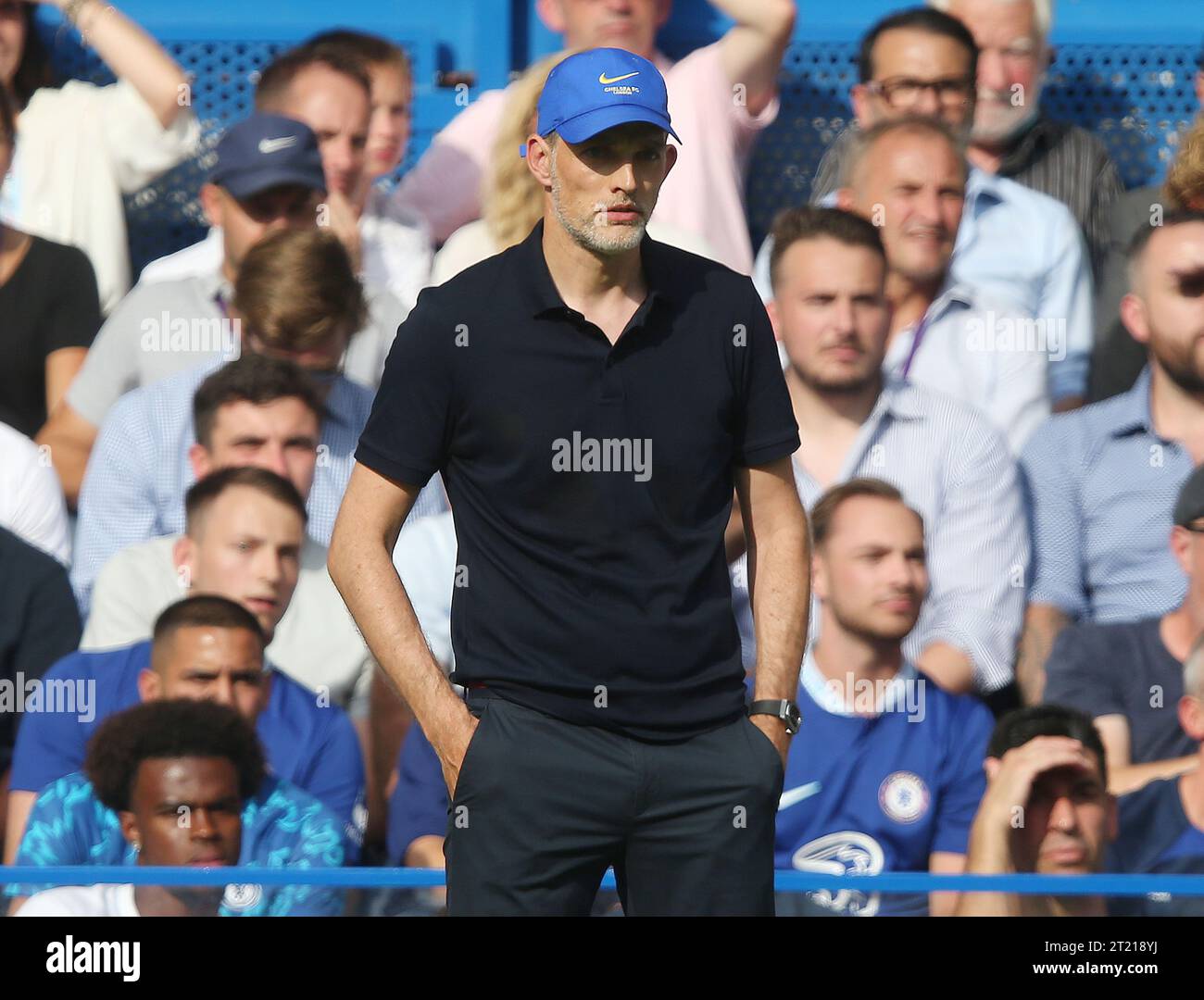 Thomas Tuchel Manager of Chelsea. - Chelsea v Tottenham Hotspur ...