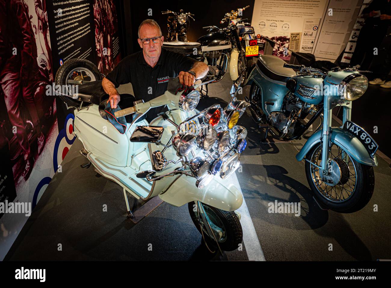 Haynes Motor Museum volunteers clean, polish and prep a 1963 Lambretta ...
