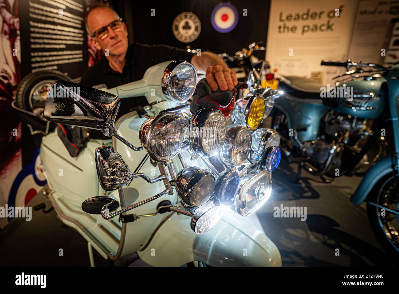 Haynes Motor Museum volunteers clean, polish and prep a 1963 Lambretta ...