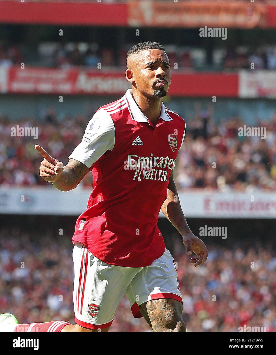 GOAL 1-0, Gabriel Jesus of Arsenal goal celebration. - Arsenal v ...
