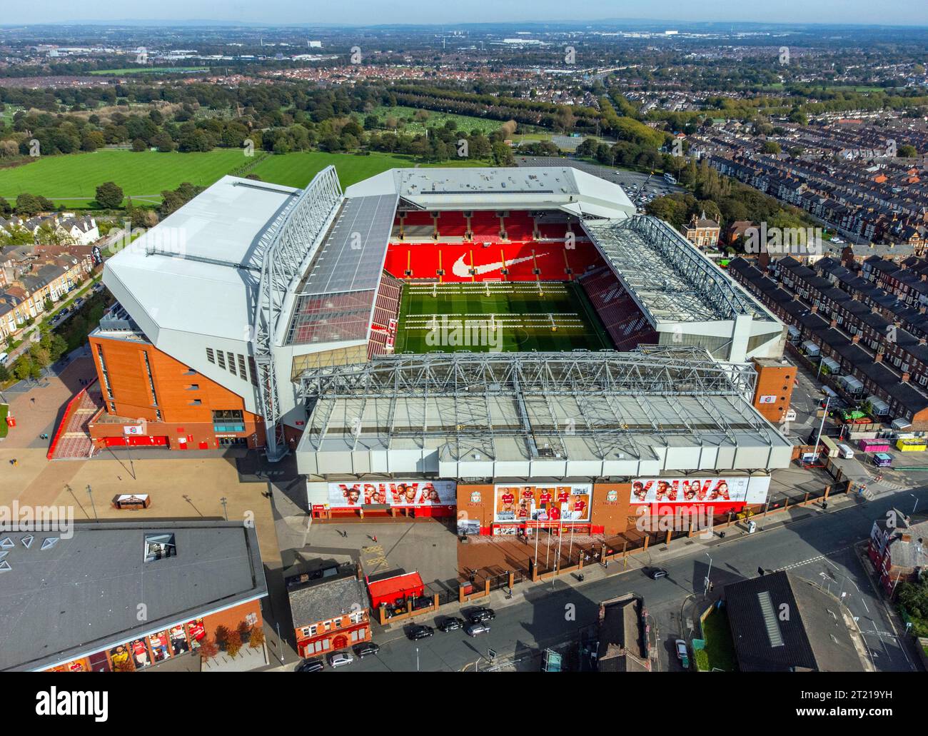 A general view of Anfield Stadium, home of Liverpool FC. Picture date ...