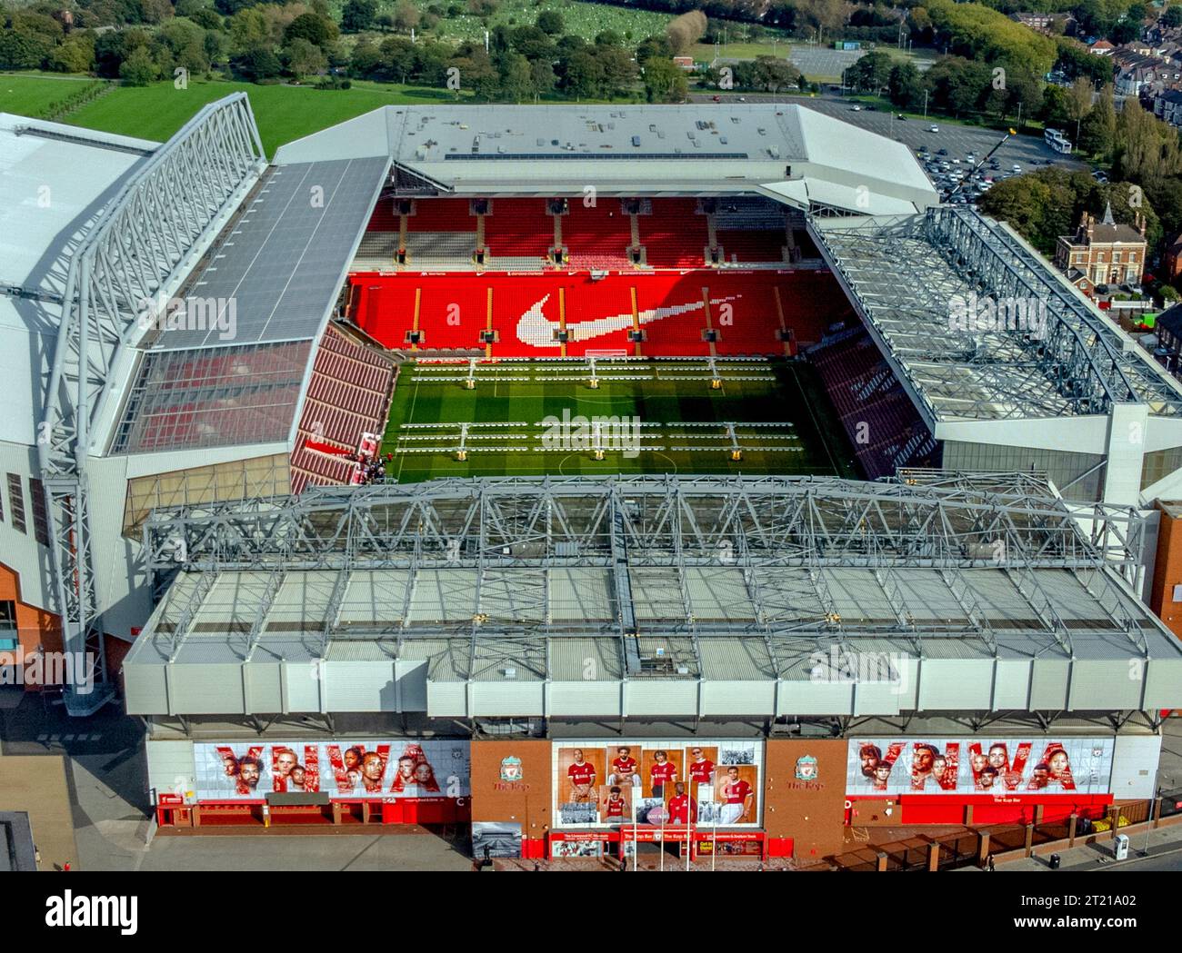 A general view of Anfield Stadium, home of Liverpool FC. Picture date ...