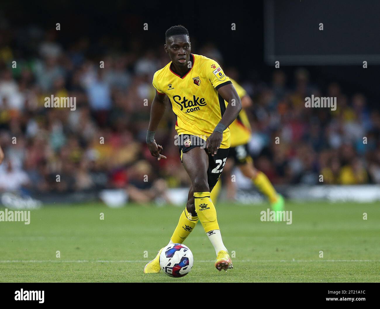 Ismaila Sarr of Watford against Burnley. - Watford v Burnley, Sky Bet ...