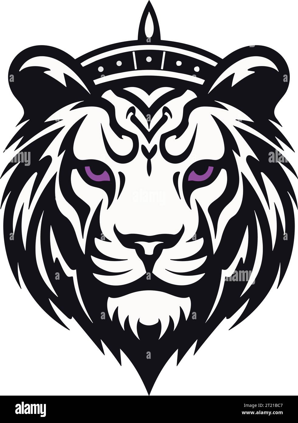 lion head illustration design for your project and logo Stock Vector ...
