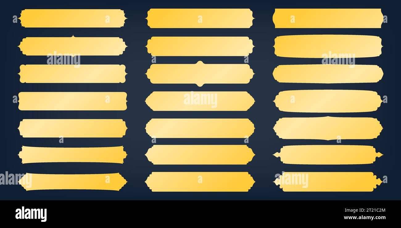 Islamic banner. Modern arabic decorative frames with islamic text ...