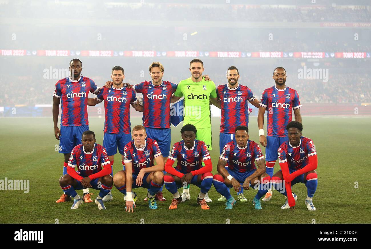 Crystal Palace starting 11 team photo ahead of the pre season match ...