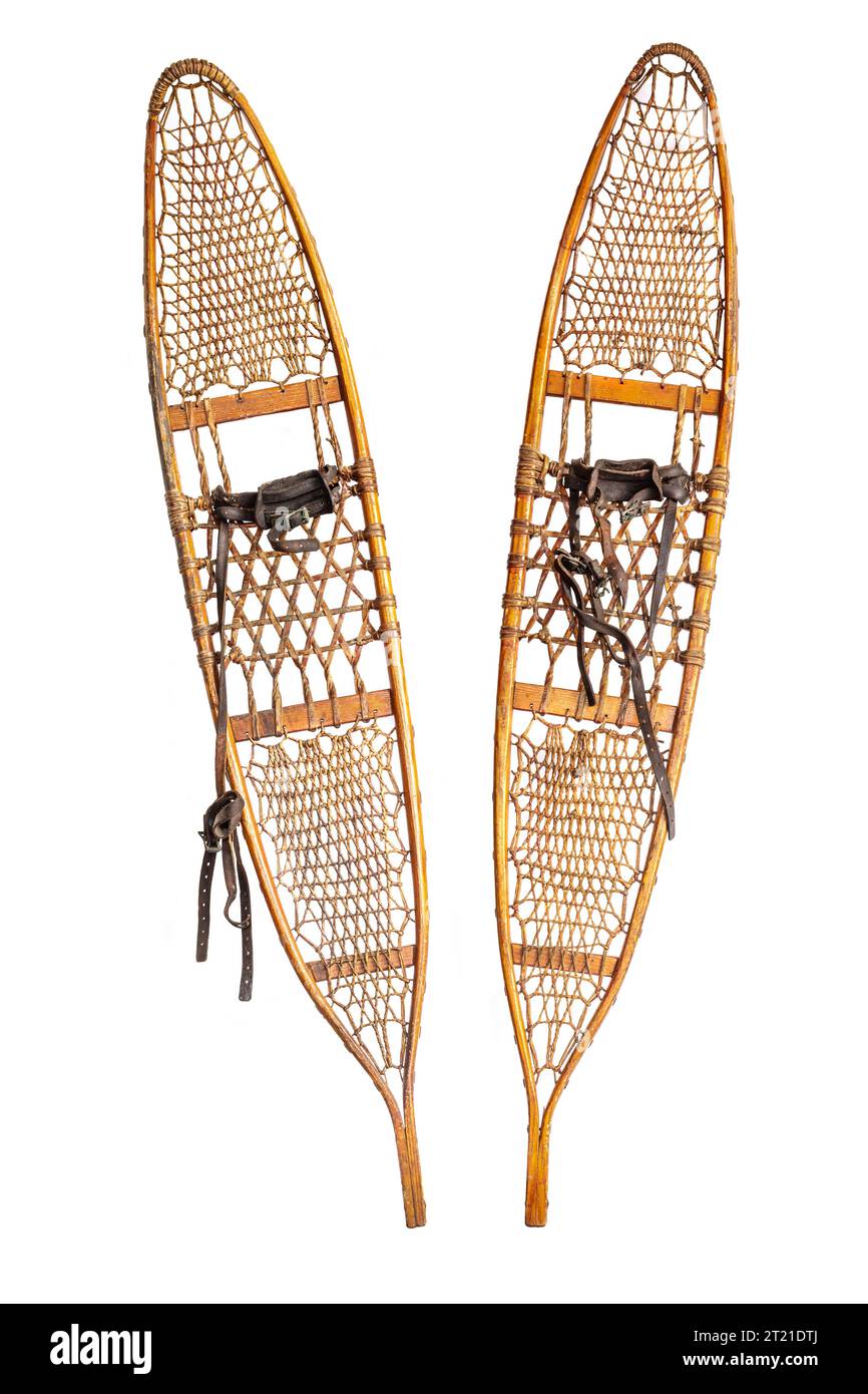 Snowshoeing adventure Cut Out Stock Images & Pictures - Alamy