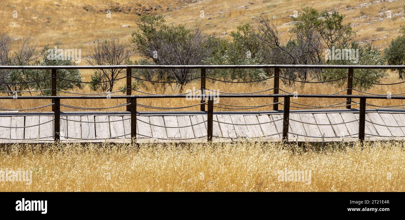 Wooden bridge garden hi-res stock photography and images - Alamy