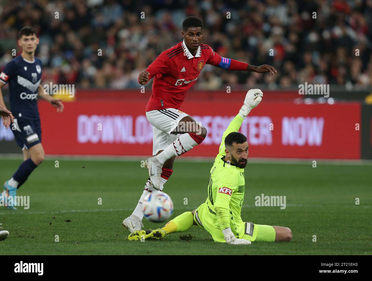 GOAL 3-1, Marcus Rashford of Manchester United scores to put Manchester ...