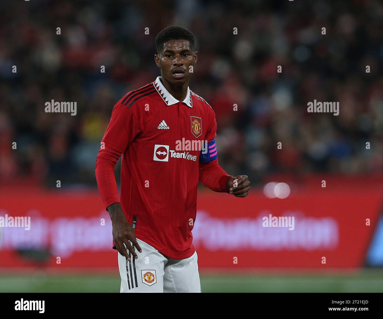 Marcus Rashford of Manchester United against Melbourne Victory ...