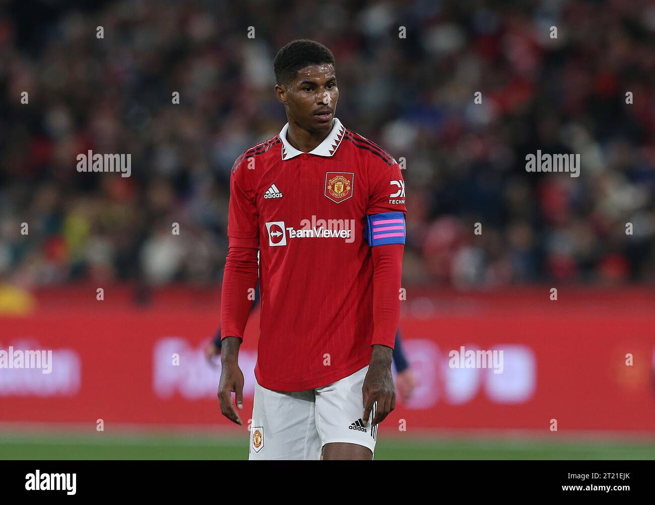 Marcus Rashford of Manchester United against Melbourne Victory ...