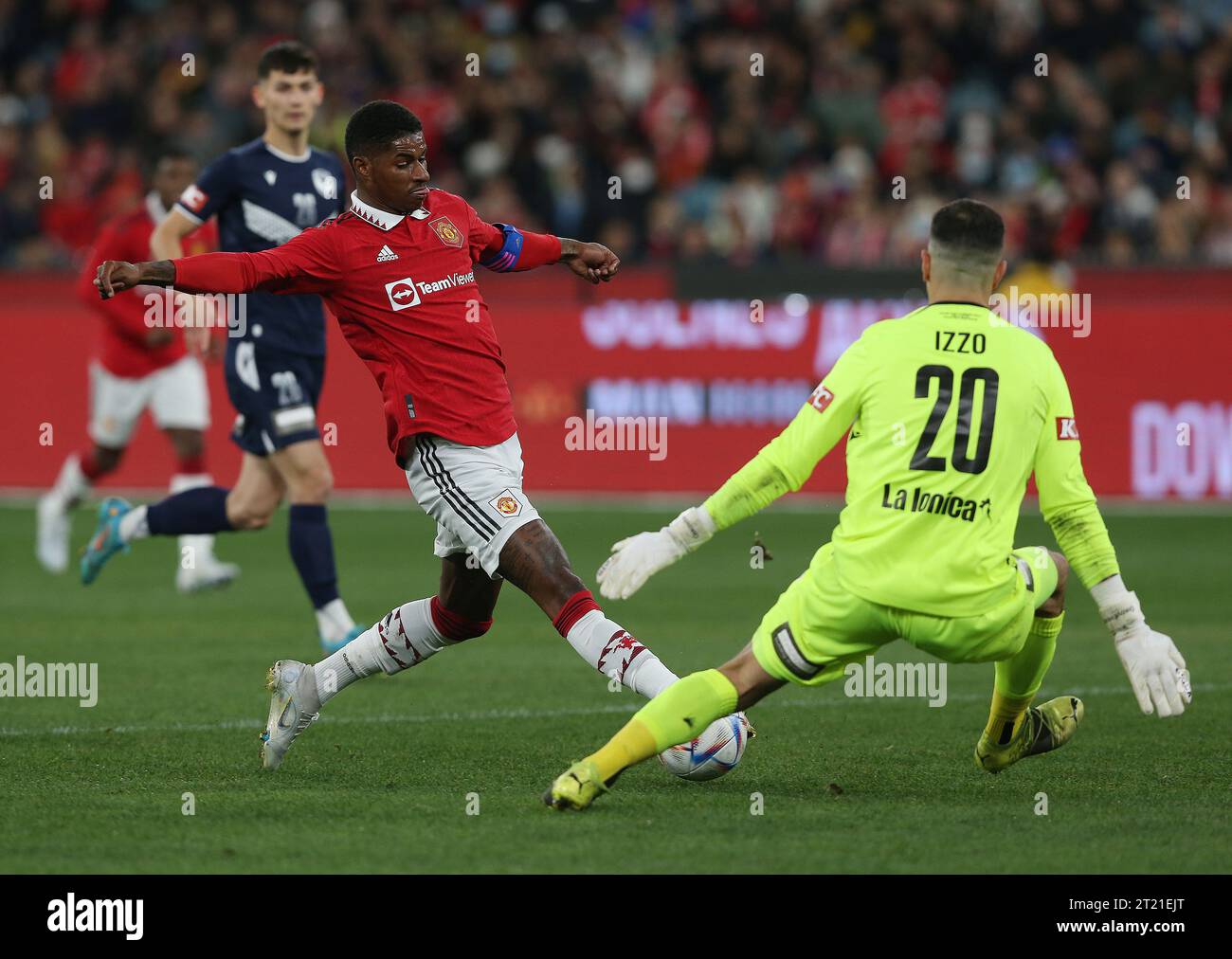 GOAL 3-1, Marcus Rashford of Manchester United scores to put Manchester ...
