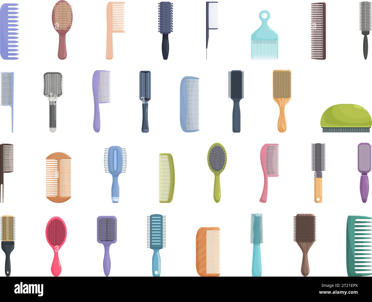 Hairbrushing Stock Vector Images - Alamy