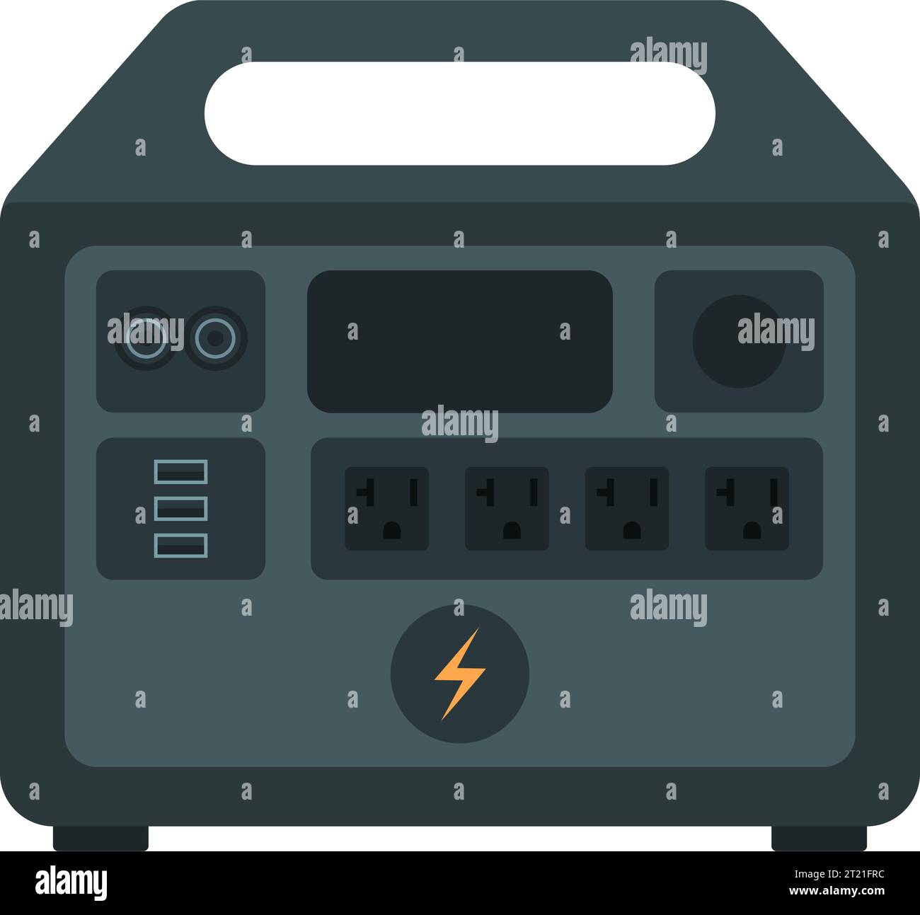 Rechargeable portable power station isolated, travel and vanlife ...